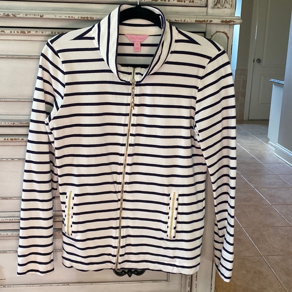 Lilly Pulitzer | Jackets & Coats | Lilly Pulitzer Zip Up Jacket | Poshmark